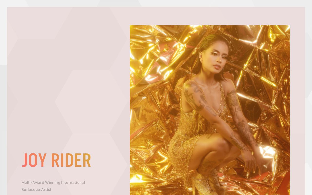 Joy Rider Burlesque Artist